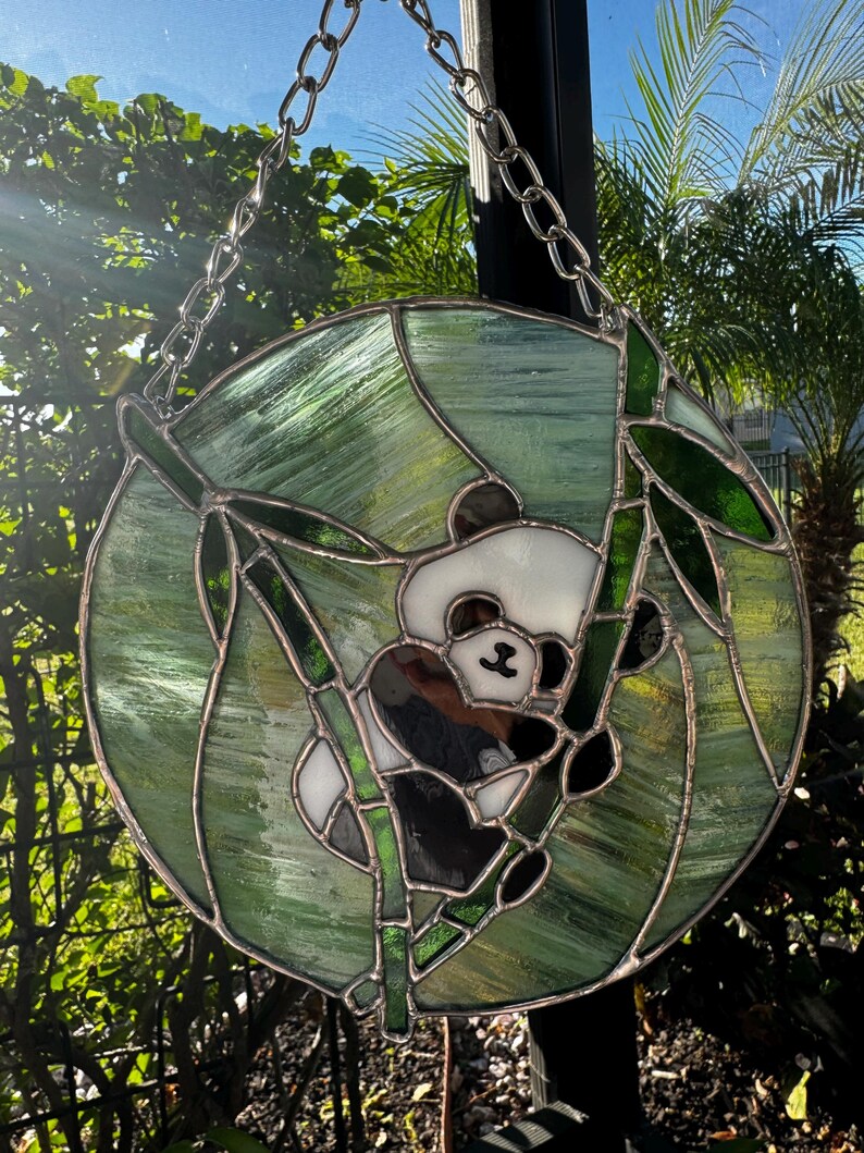 Panda - Stained Glass Pattern - Etsy
