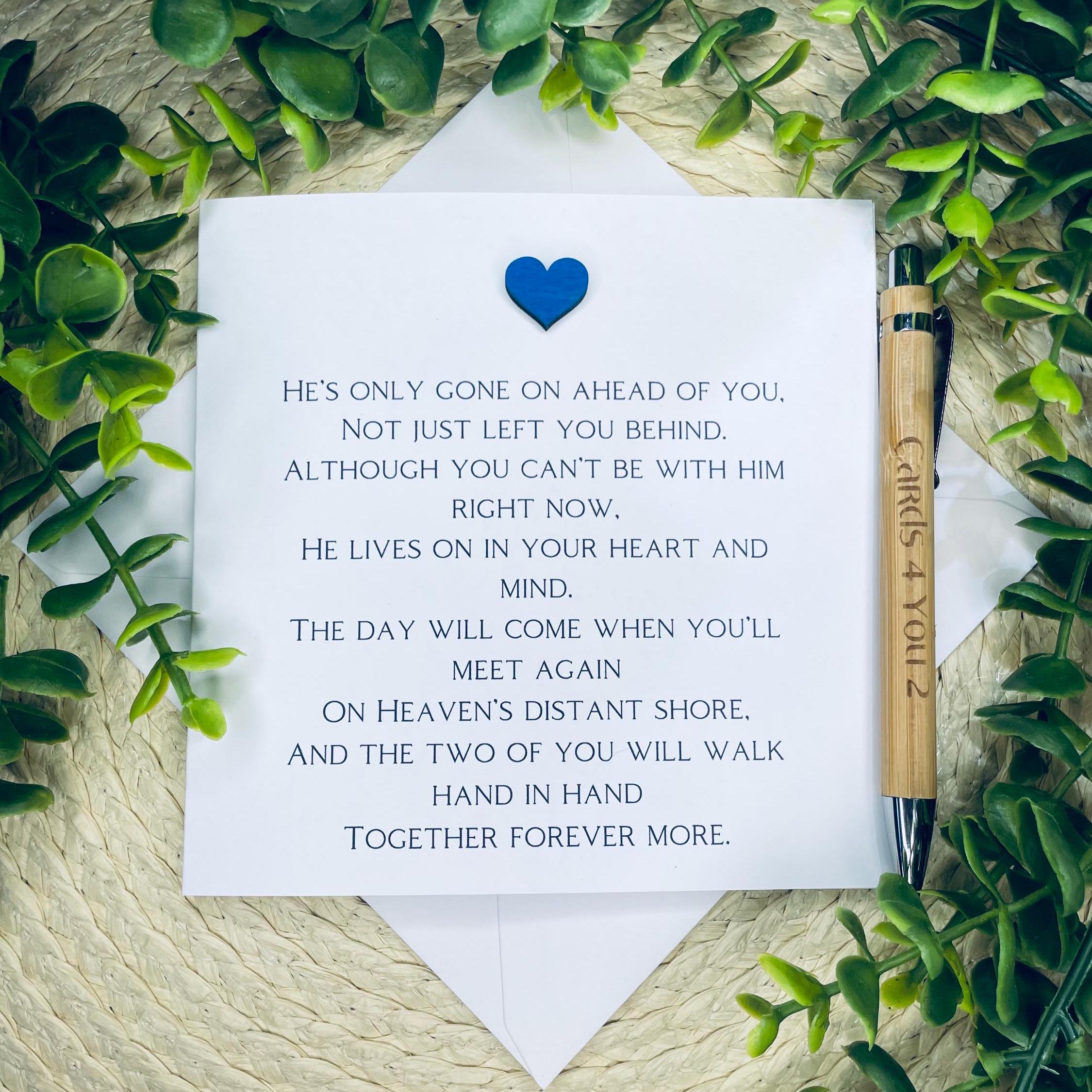 Sympathy Card, Condolence Card, Bereavement Card, Sorry for Your Loss ...