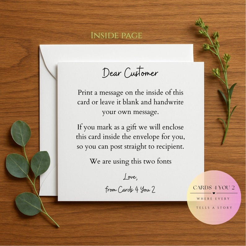 Personalized Wedding Greeting Card, Luxury Wedding Card for Couple ...