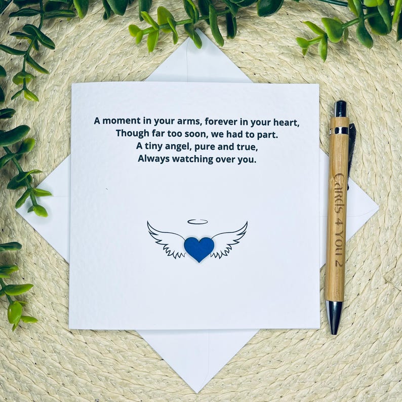 Baby Loss Sympathy Card, Comforting Words for Grieving Parents ...