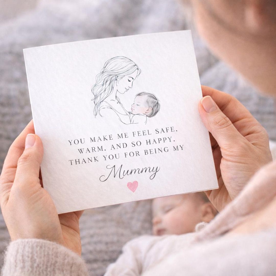 Sentimental Mummy Card , Heartfelt Gift for Mum, First Mother's Day ...