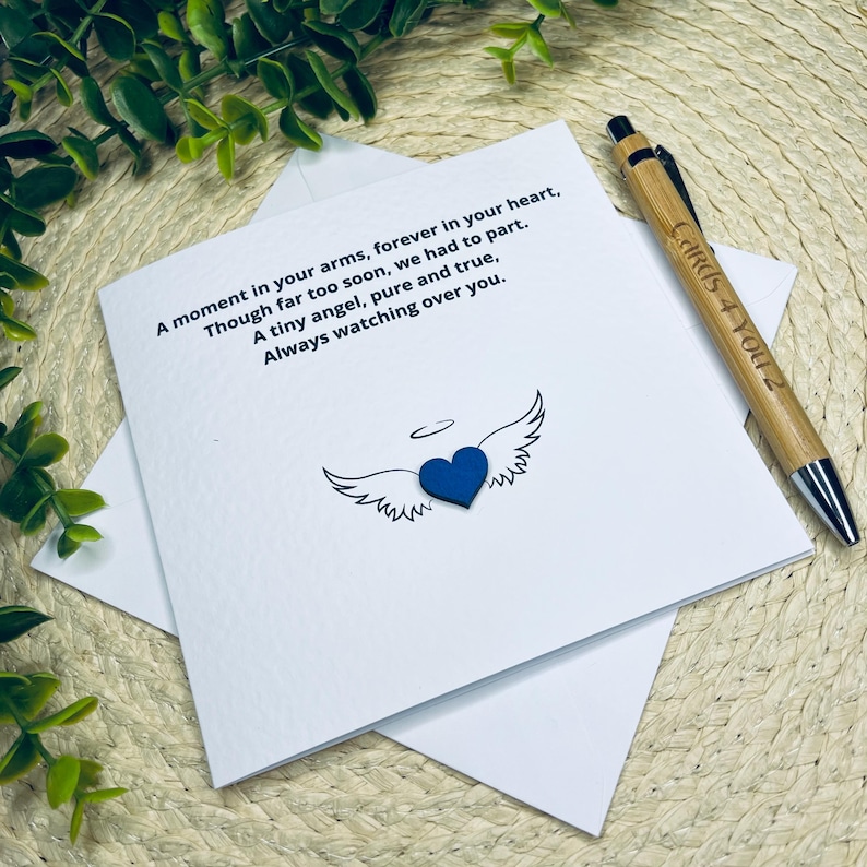 Baby Loss Sympathy Card, Comforting Words for Grieving Parents ...
