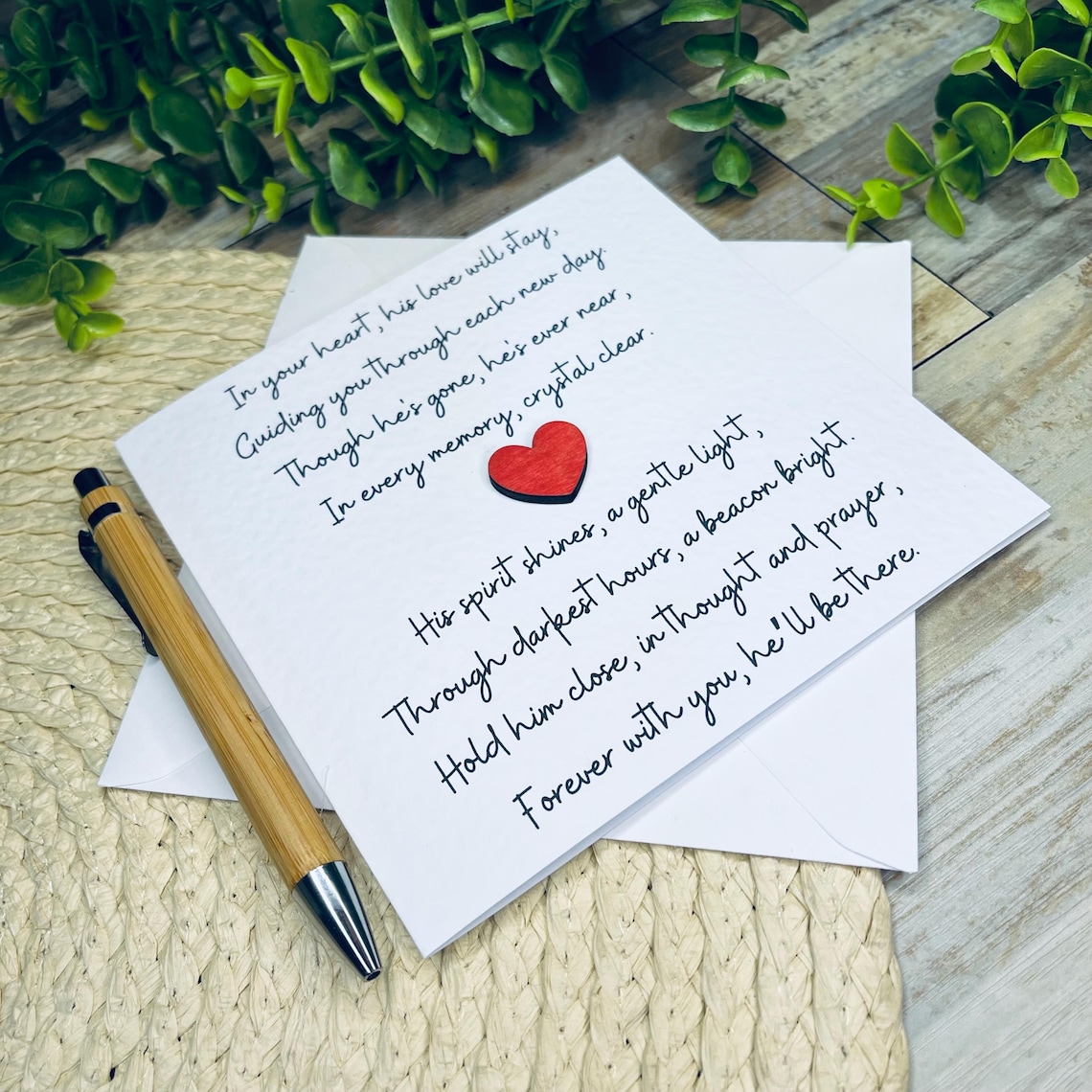 Sympathy Card for Loss of Father, Husband, Partner, Thoughtful ...