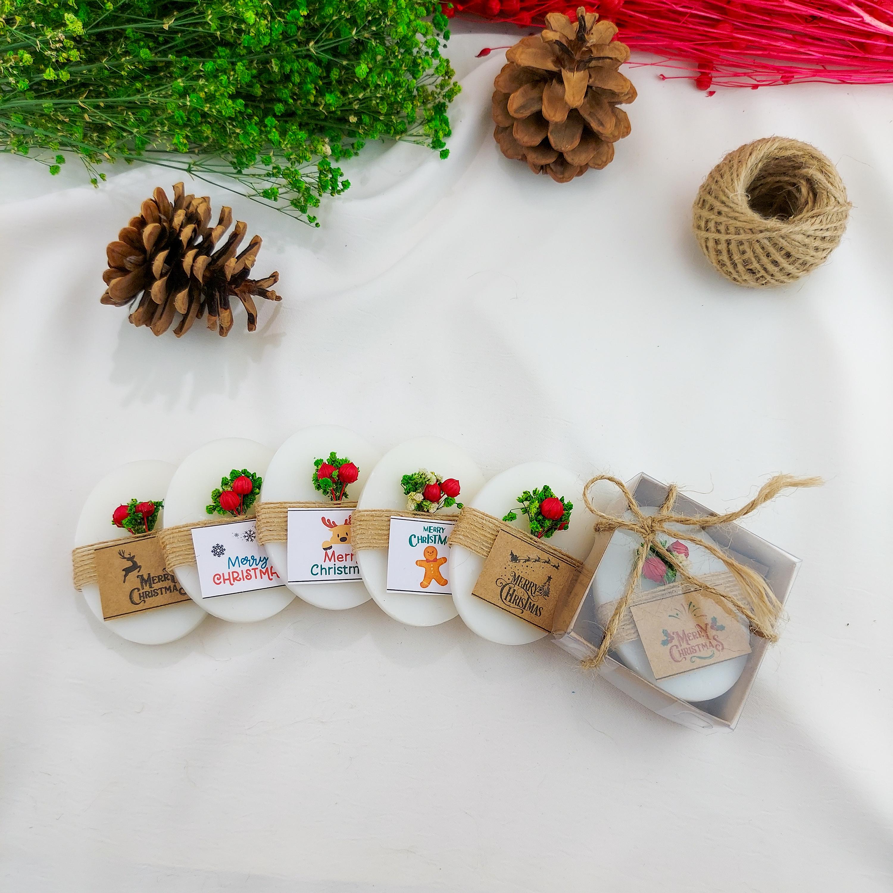Personalized Christmas Soap Favor, Scented Soap Favors, Noel Xmas New ...