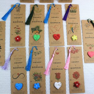 Personalized Sustainable Bookmark, Custom Graduation Gift, Plantable ...