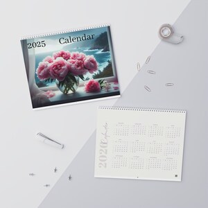 Peony by Ocean Wall Calendars (2025) - Etsy