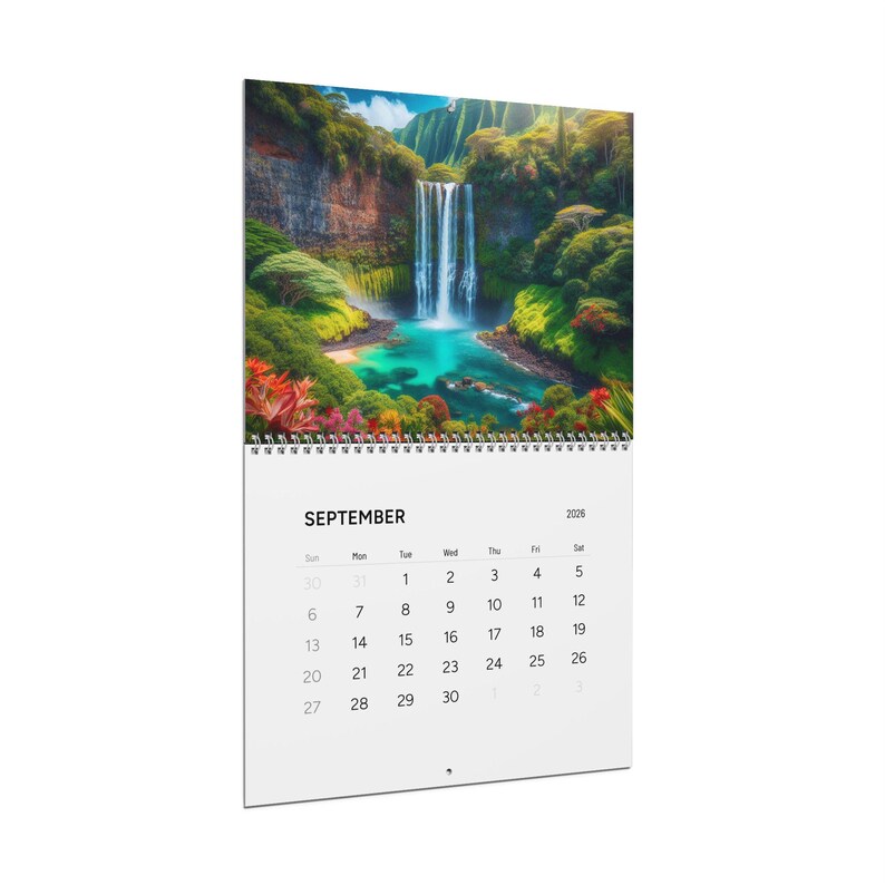 Tropical Water Falls Wall Calendars - Etsy