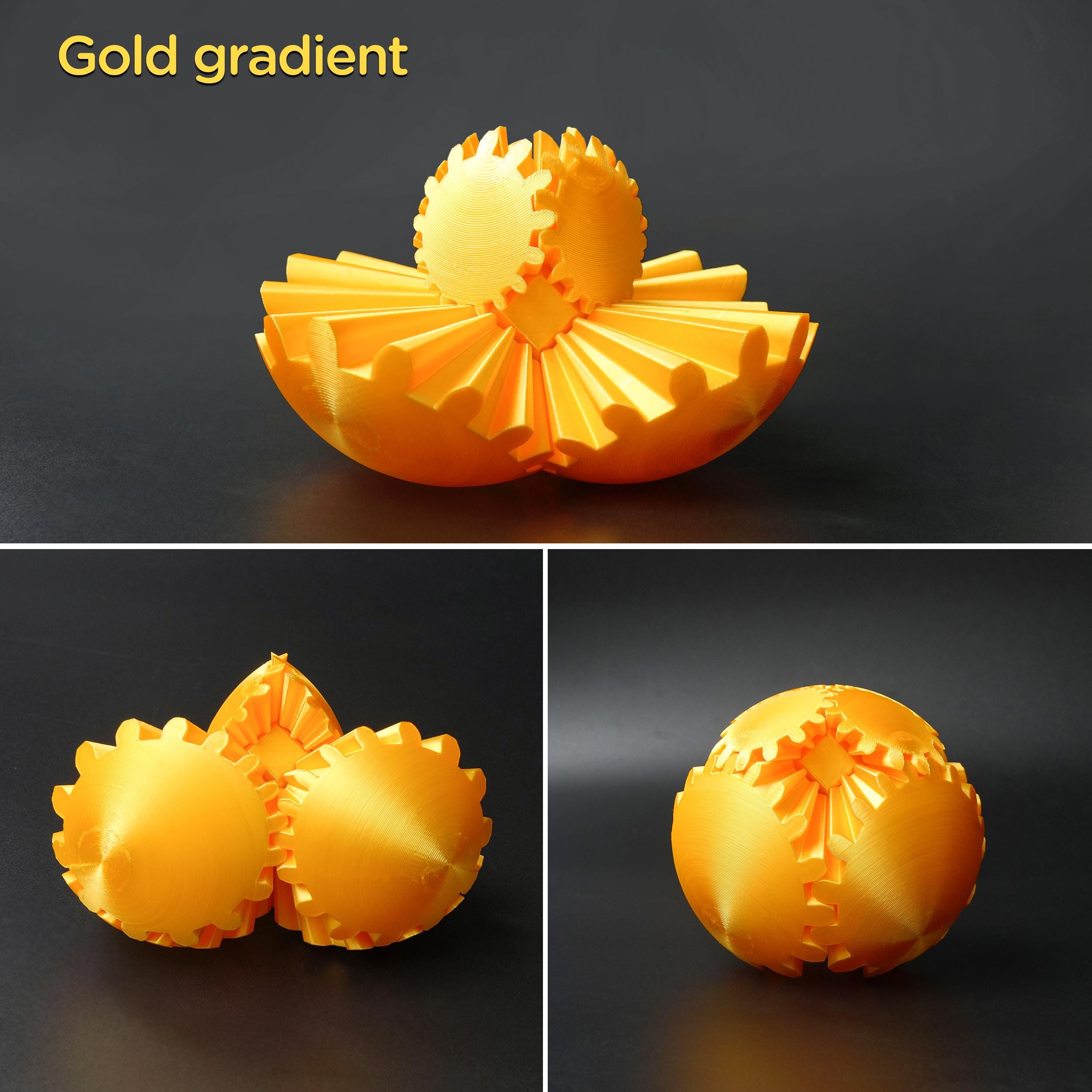 Colorful Gear Ball Fidget Toy – Rotating Puzzle Sphere, Sensory Stress ...