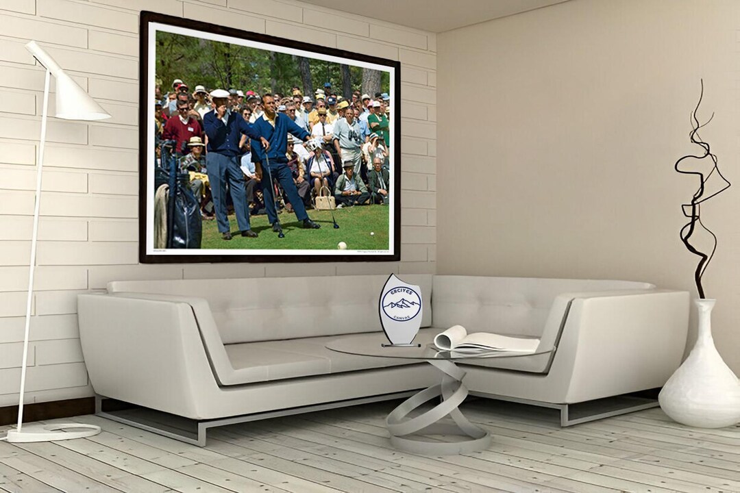 Ben Hogan & Arnold Palmer 1966 Masters Golf Photo: Canvas Wall Art - Etsy