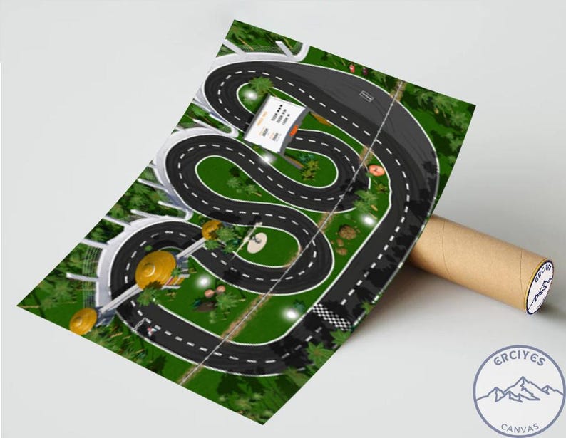 Game Poster, Race Track Poster, Runway Poster, Course Poster, Race ...