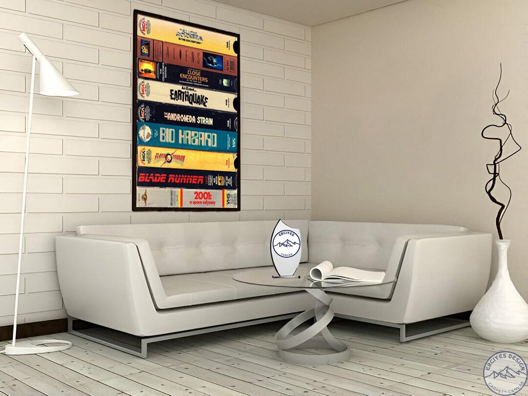 Vhs Cassette Canvas, Nostalgia Canvas, Vintage Canvas, Retro Canvas ...