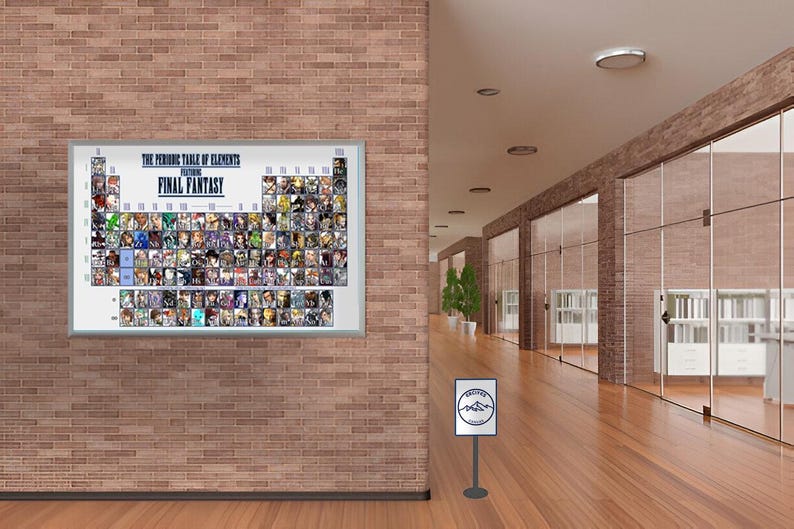 Periodic Table Canvas, Periodic Table Final Fantasy Canvas, Chemicall ...