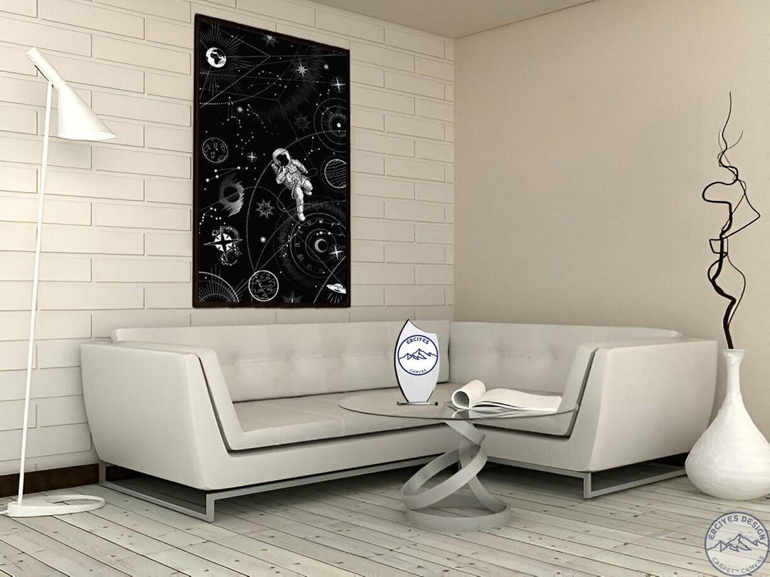 Space and Astronaut Canvas, Science Fiction Canvas, Space Canvas ...