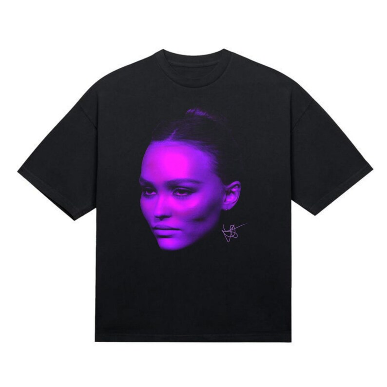 Lily Rose Depp Graphic Tshirt, Edgy Streetwear Tee, Unisex Jersey Top ...