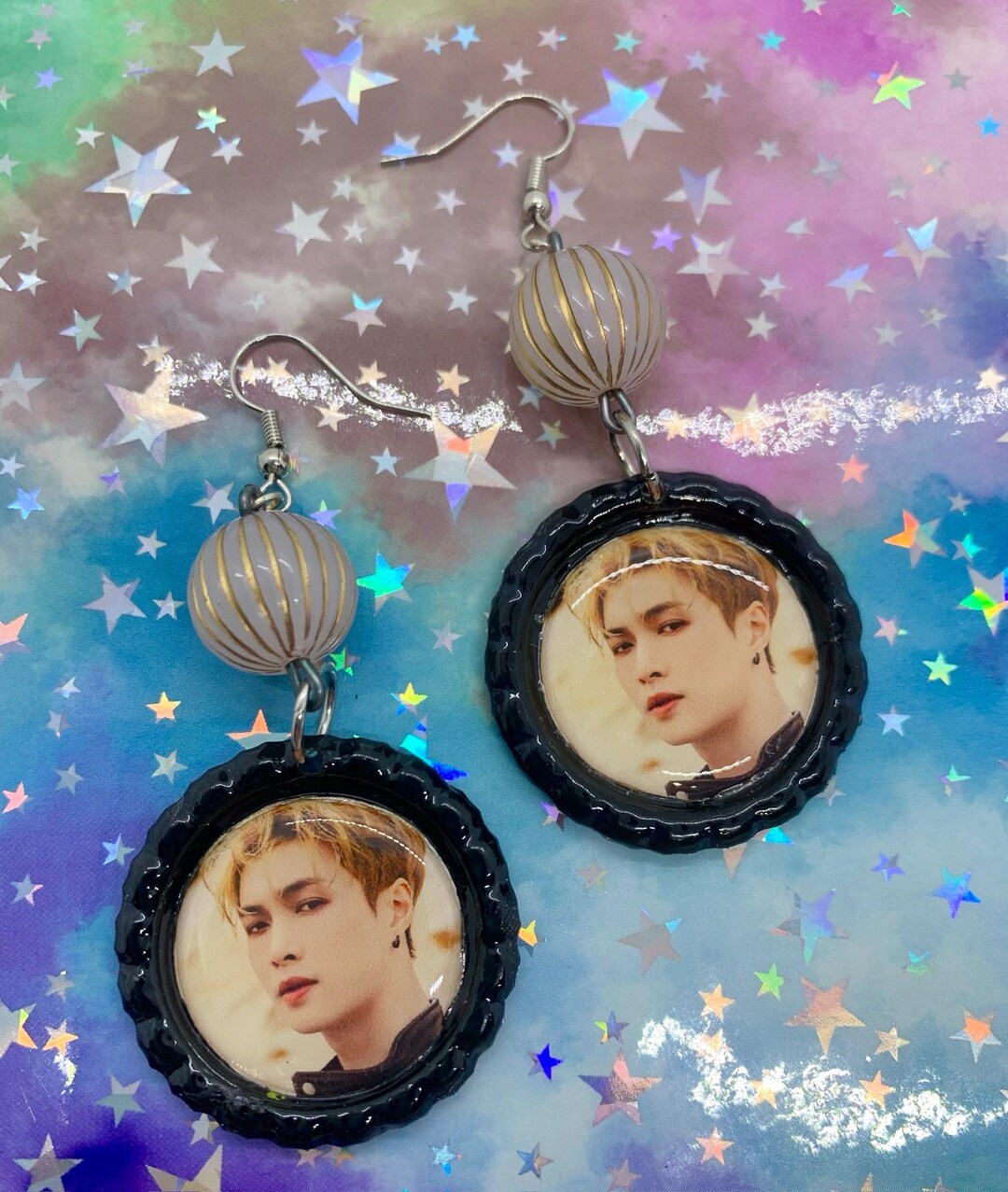 EXO Lay Sexy Kpop Boy Band Bias Earrings - Etsy