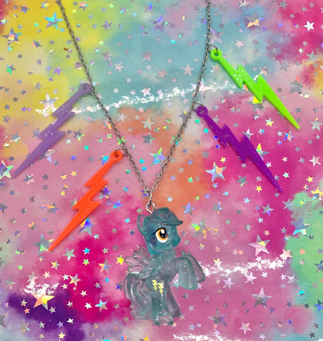 My Little Pony G4 Sassaflash Lightning Necklace - Etsy