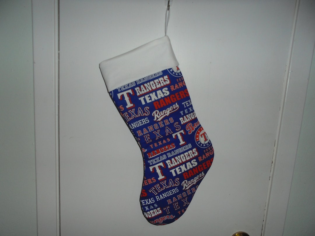 Texas Rangers Christmas Stocking - Etsy