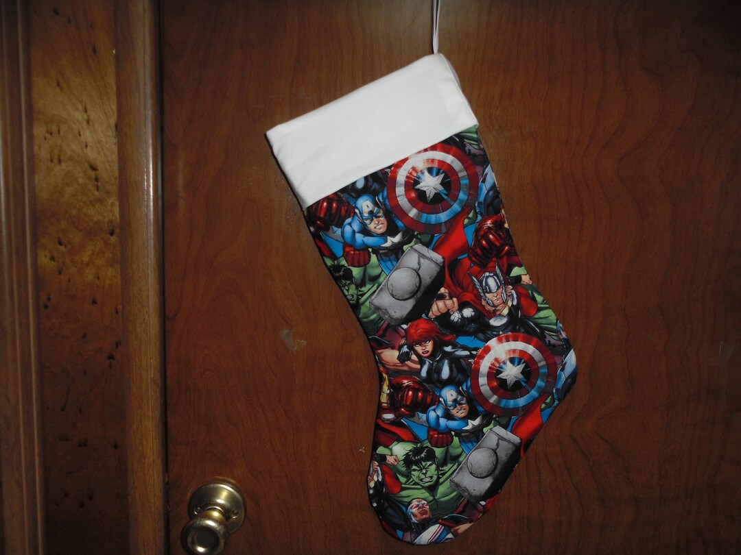 Marvel Characters Christmas Stocking - Etsy