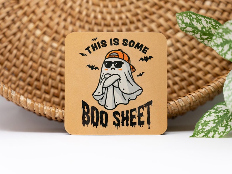 3x3 Flat Fridge Magnet, Locker Magnet, Car Magnet, This is Some Boo ...