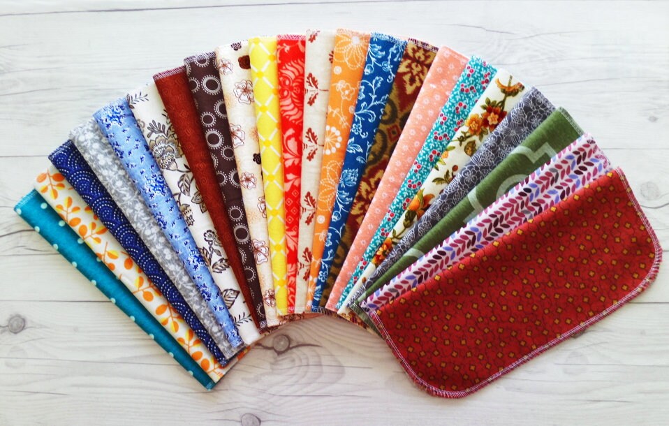 20 Autumn Cloth Napkins Mixed Thanksgiving Napkins Unpaper | Etsy