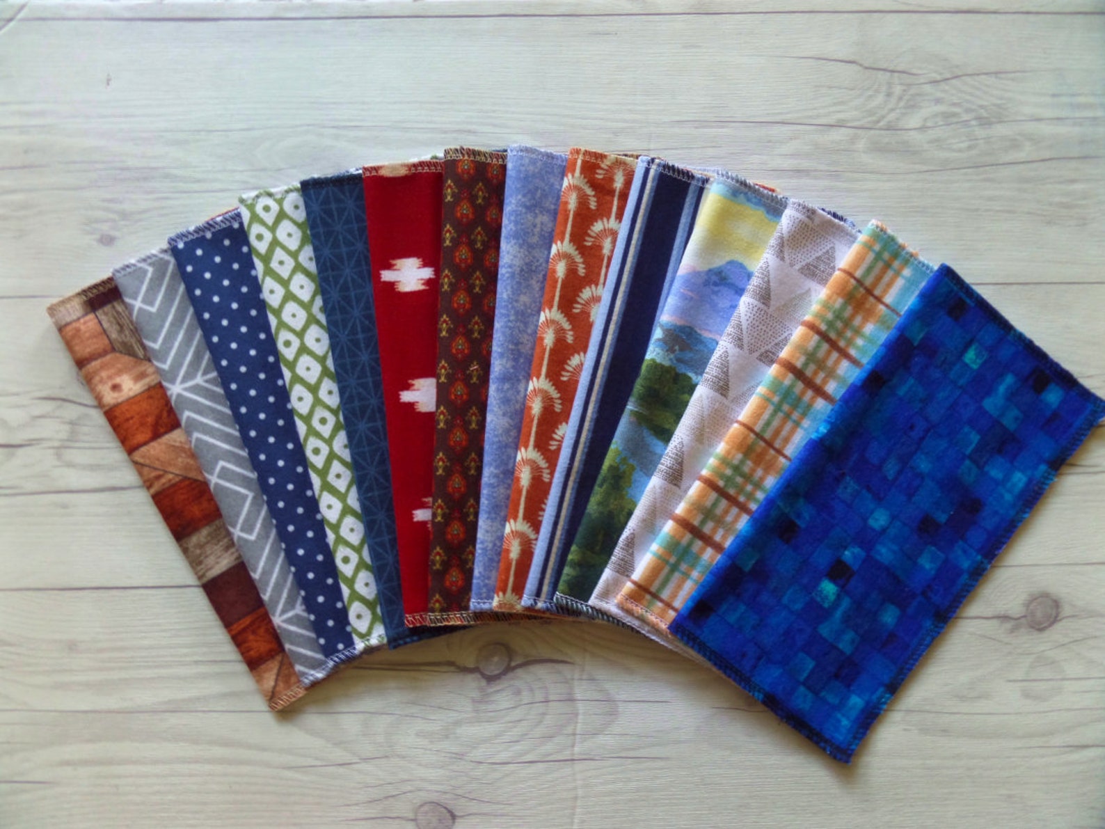 Handkerchief Mens EDC Hanks Fathers Day Gift for Men 100% | Etsy