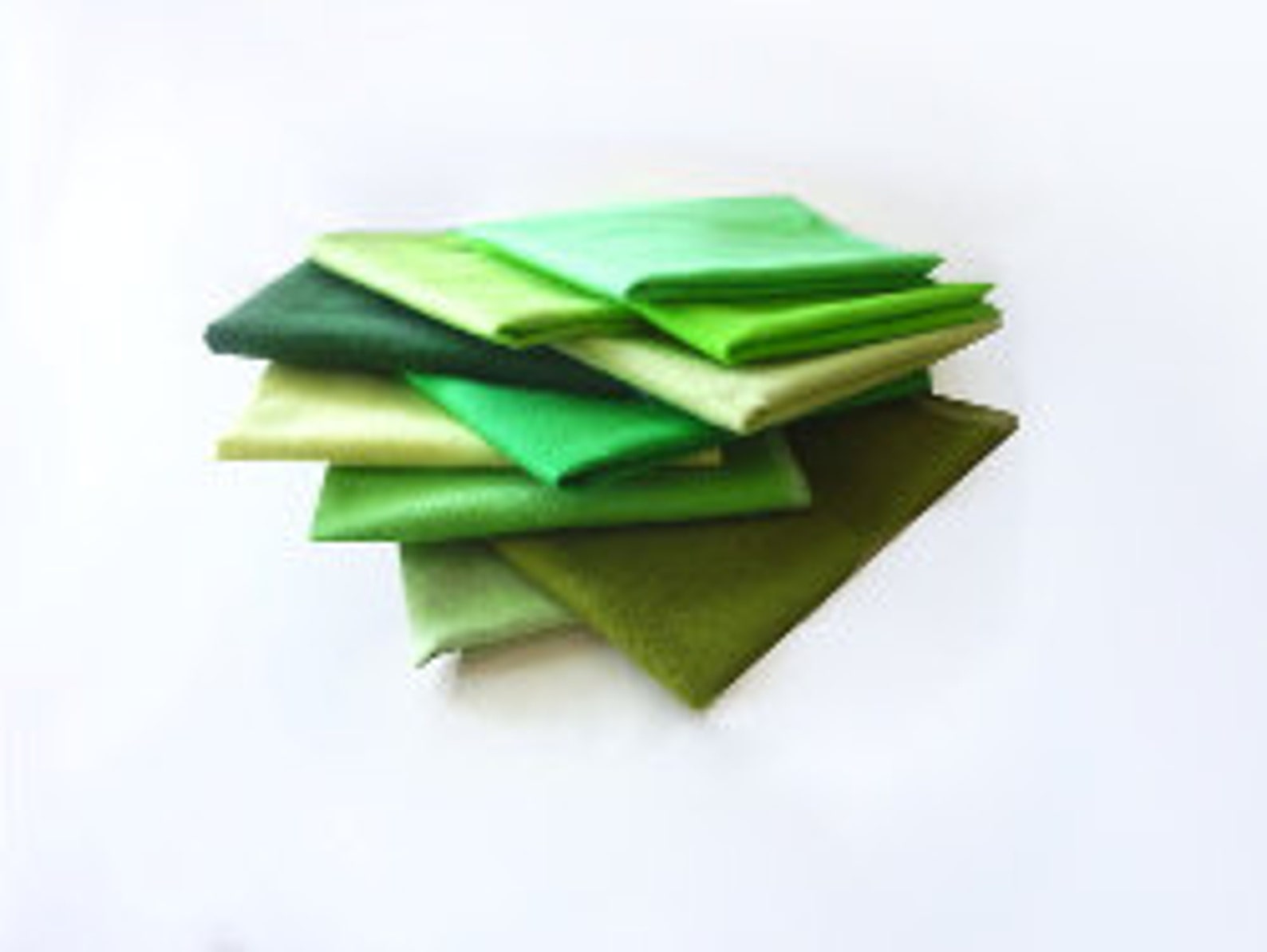 10 Cloth Napkins Green Reusable Paper Towels - Everyday Napkins ...