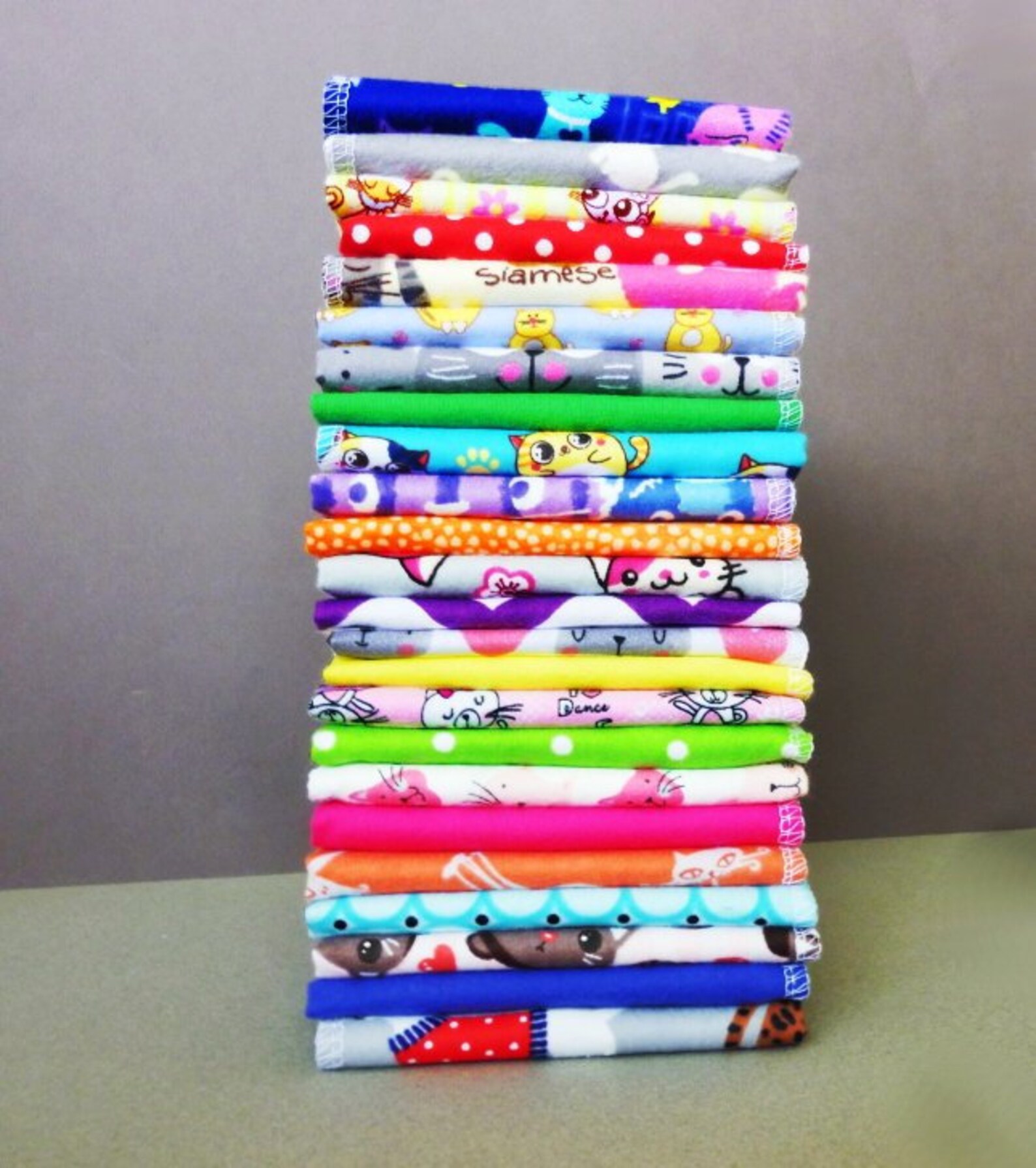 Cats Kids Napkins Cloth Back to School Lunch Box Love Kitty Eco ...