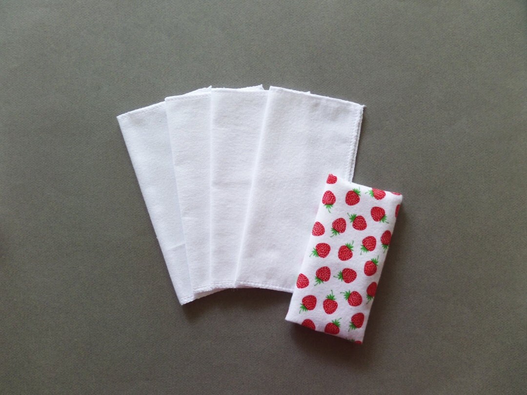 Washable Tissues & Tissue Case Travel Tissue Kit Reusable Tissues ...
