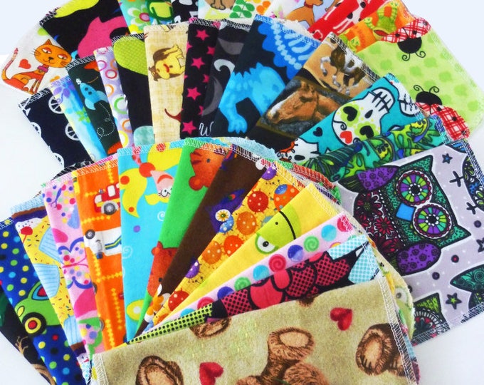 Kids Cloth Napkins 10 Childrens Napkins - Child Cloth Napkins ...