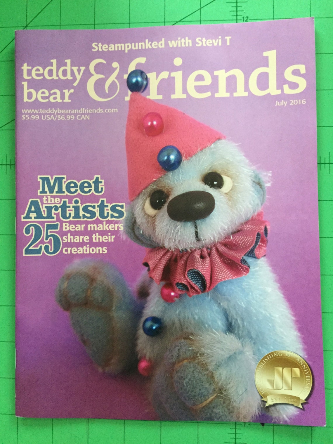 Teddy Bear and Friends Magazine July 2016 Issue - Etsy