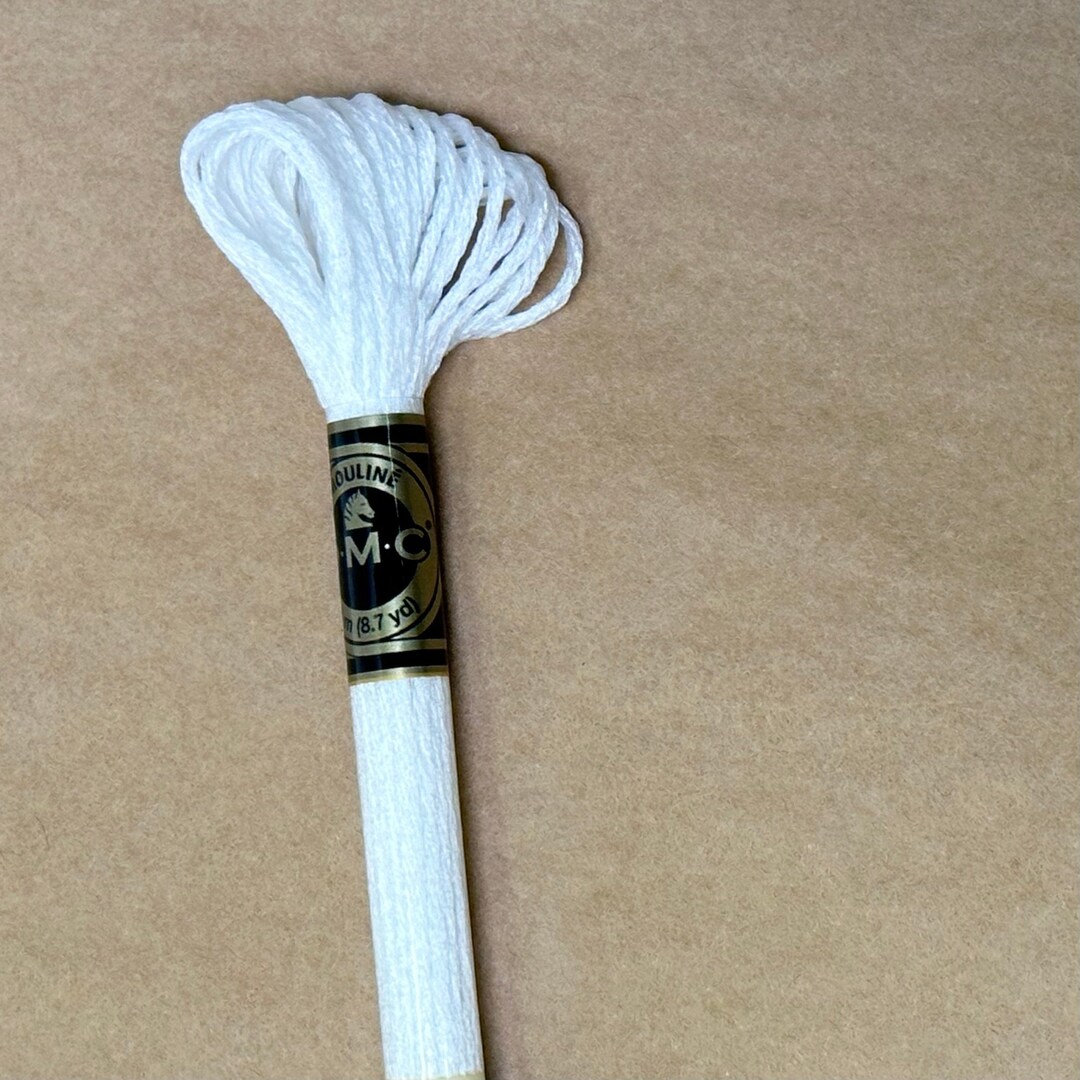 DMC 6-strand Glow in the Dark Embroidery Floss White - Etsy
