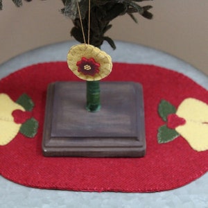 Pattern for Wooly Feather Tree, Includes Polymer Clay Buttons & Wooden ...