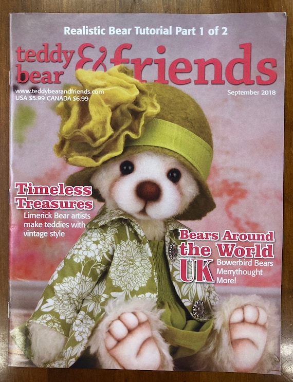 Teddy Bear and Friends Magazine September 2018 Issue | Etsy