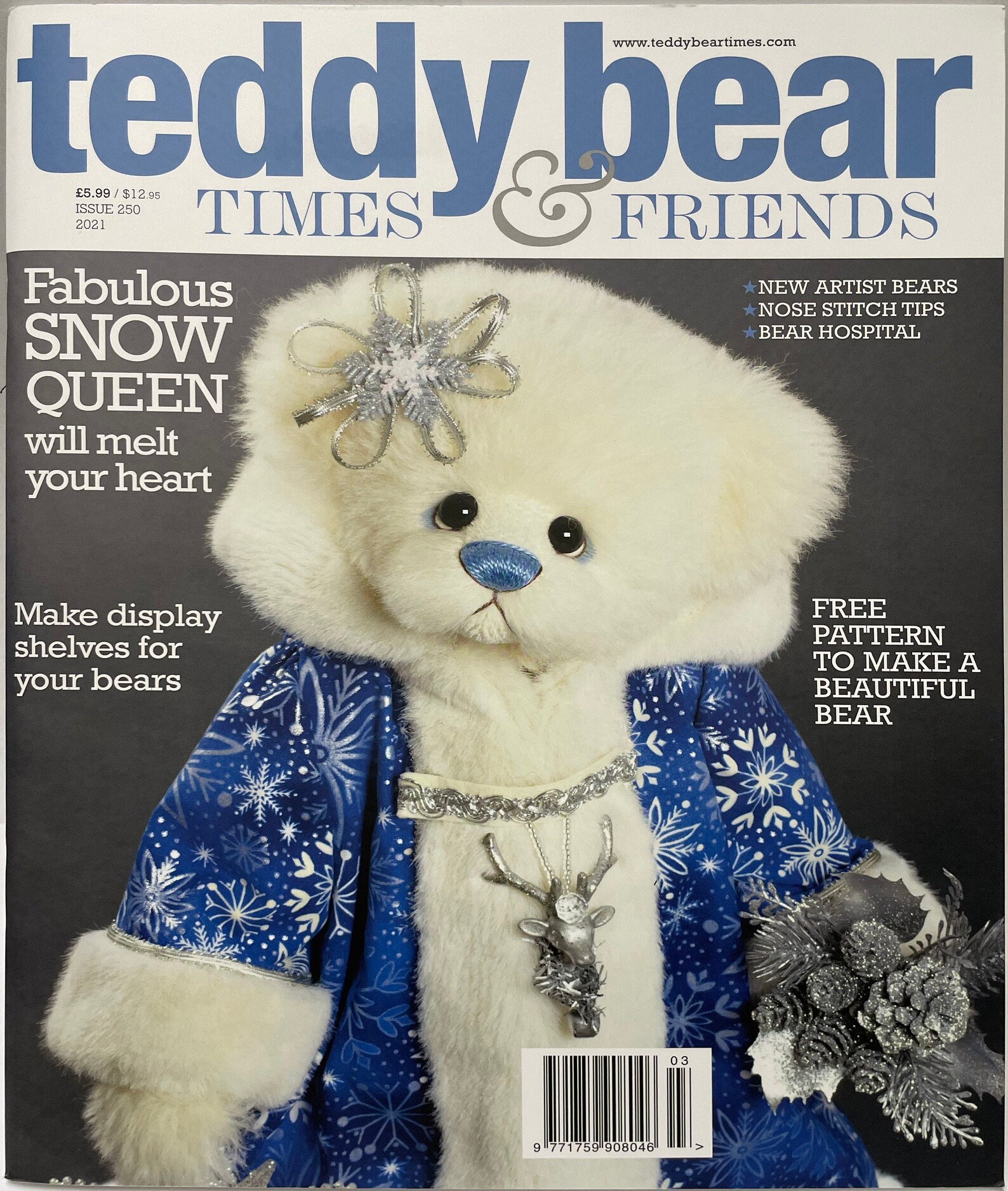 Teddy Bear Times and Friends Magazine. Winter 2021 - Etsy