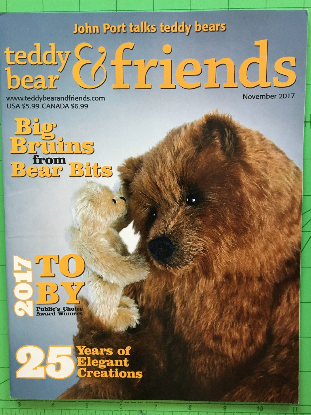 Teddy Bear and Friends Magazine November 2017 Issue - Etsy