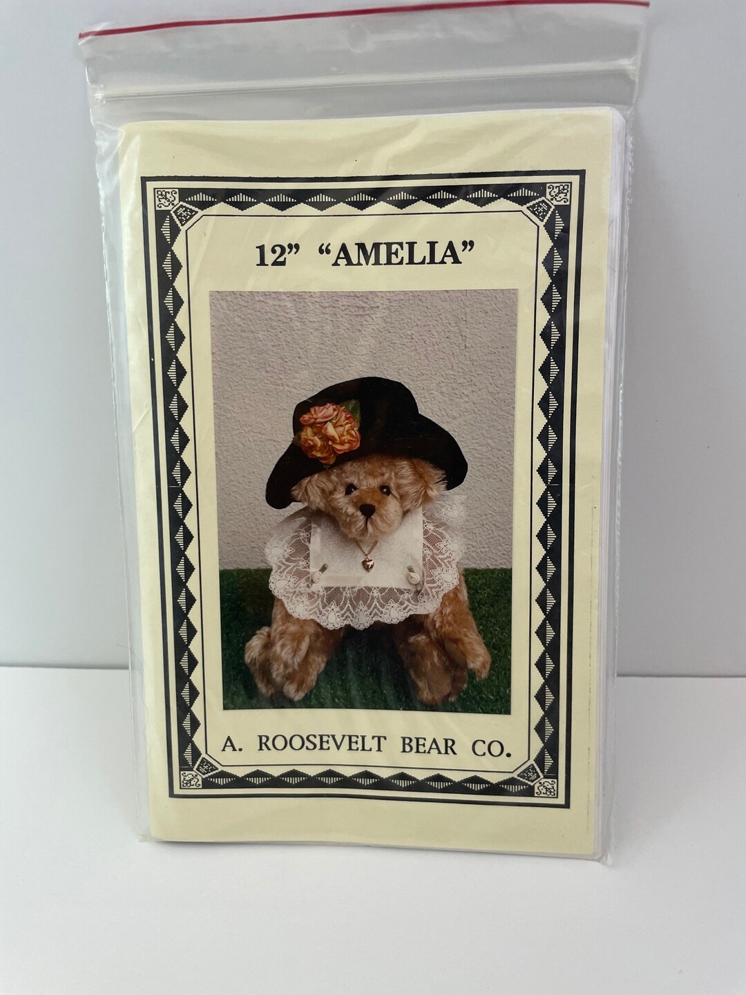 Vintage Pattern 12" Amelia Bear From A Roosevelt Bear Co. - Etsy