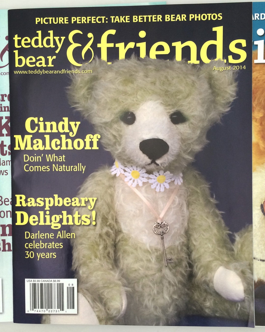 Teddy Bear and Friends Magazine August 2014 Issue - Etsy