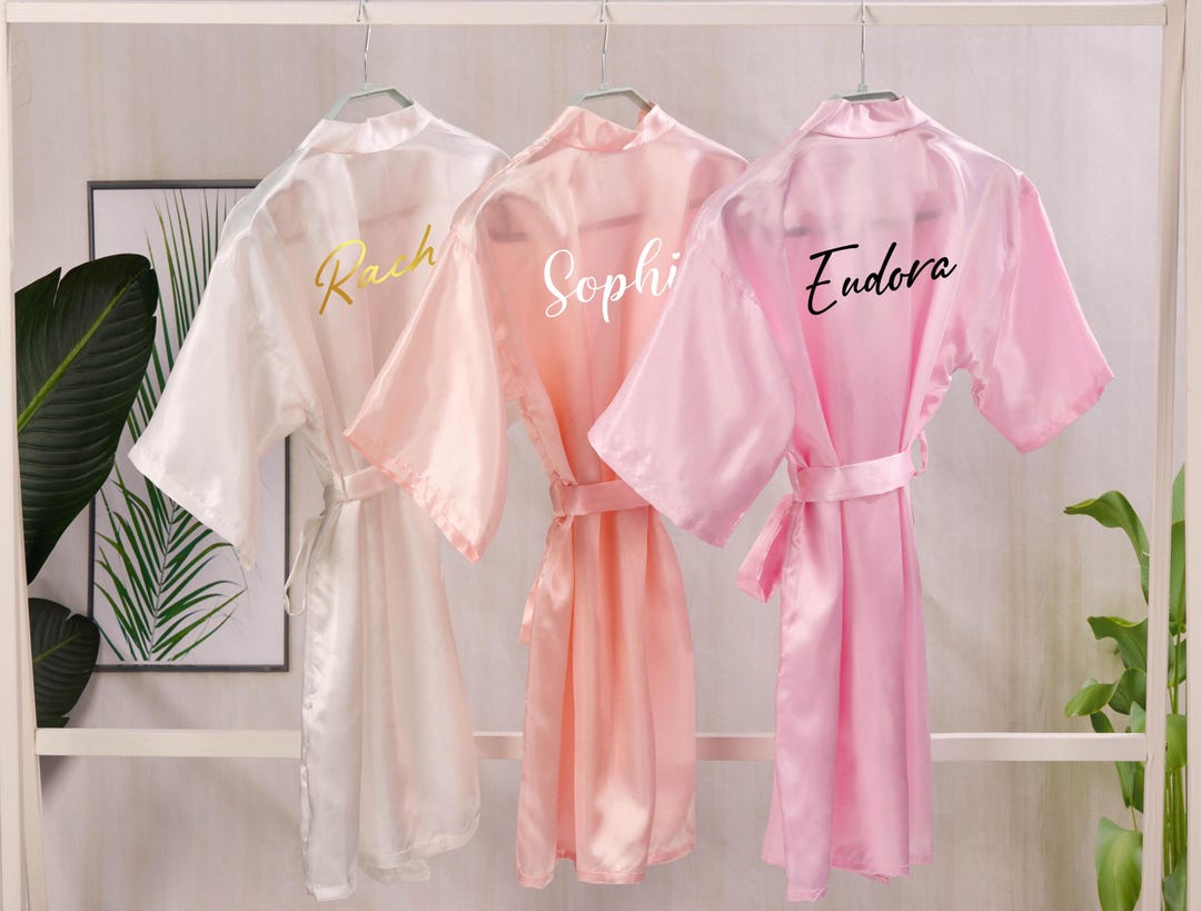 Flower Girl Robe,personalized Kids Robes,sleepover Party Robes,kids ...