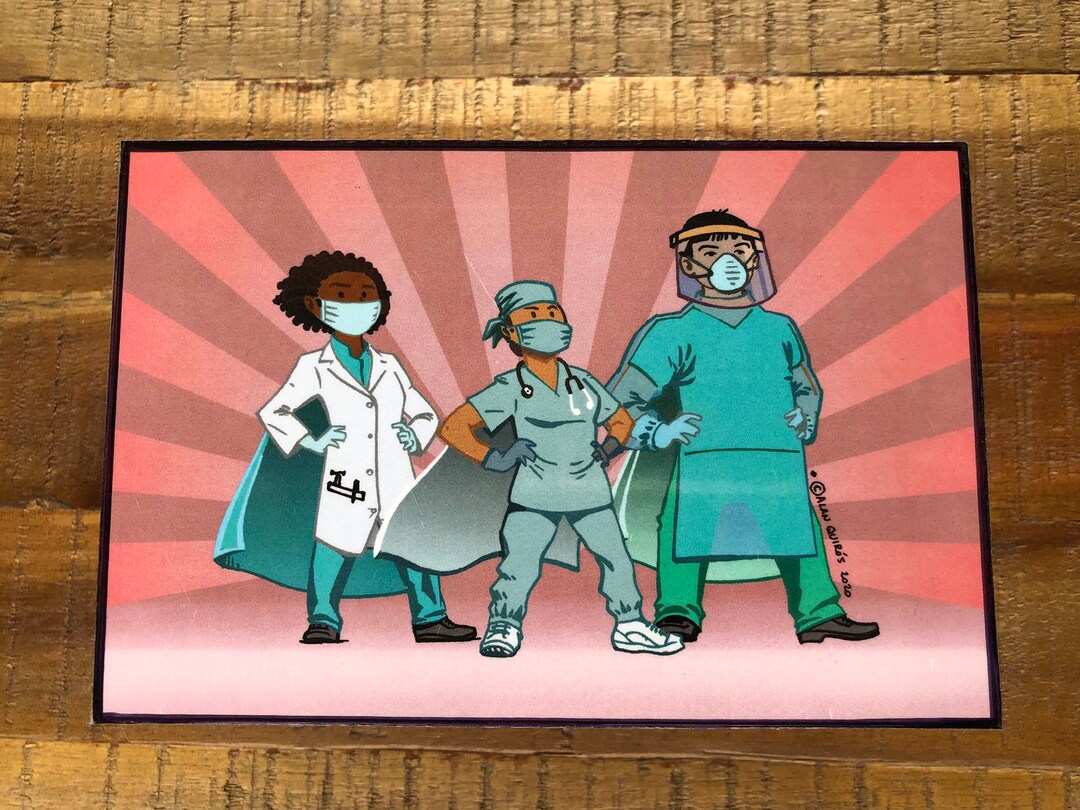 Medical Superhero Wall Art - Etsy