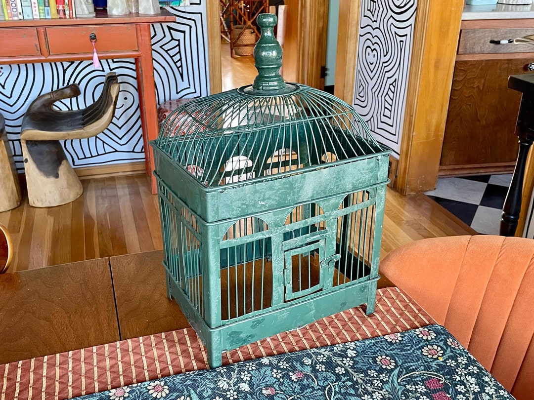 Forest Green Elegant Bird Cage - Etsy