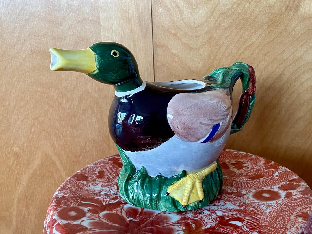 Hand Painted Duck Teapot - Etsy
