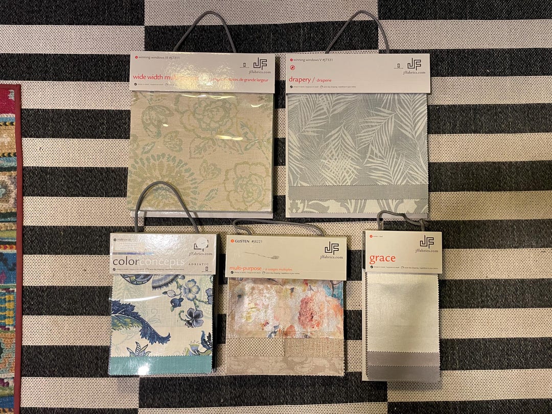 5 Fabric Sample Books - JF Fabrics - Texture, Prints, Colors, Materials ...