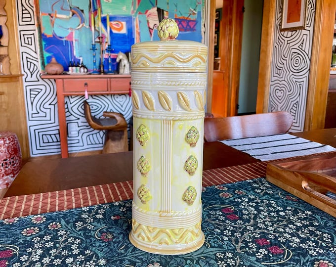 Tall Ceramic Spaghetti Container - Etsy