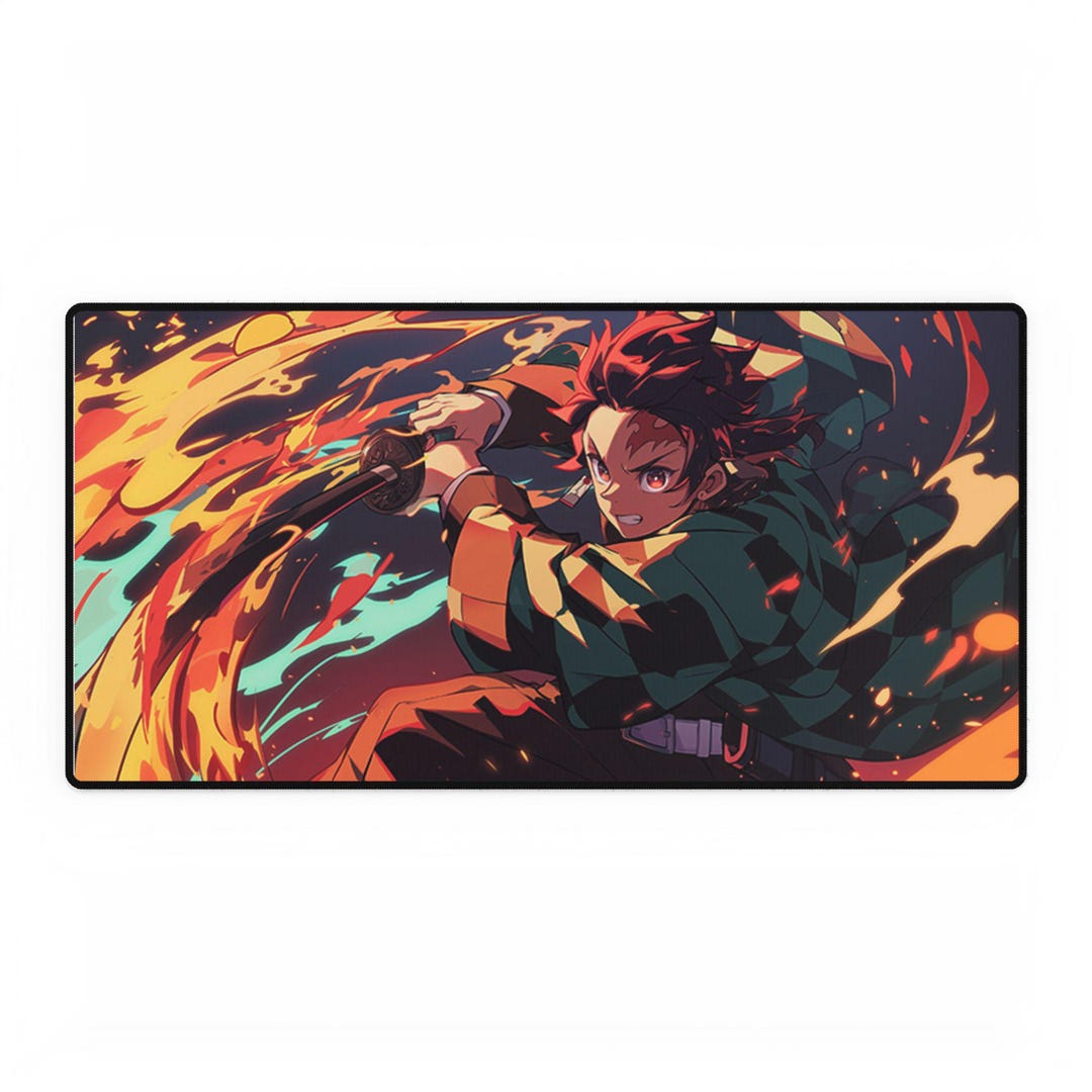 Demon Slayer Tanjiro Kamado Mousepad - Etsy