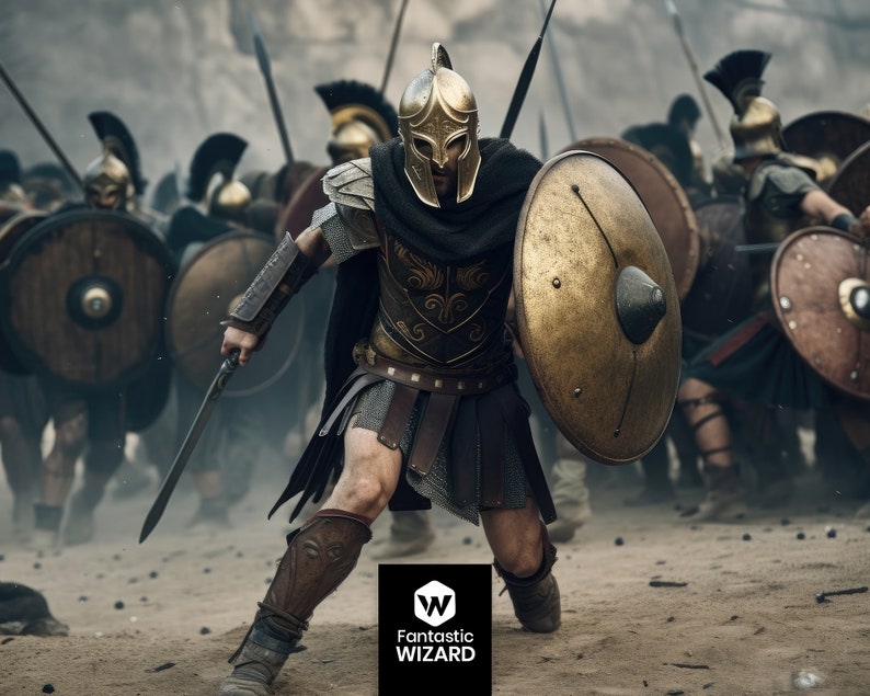 Roman Battle Wall Art, Sparta Warriors Wall Art, Rome History Photo ...