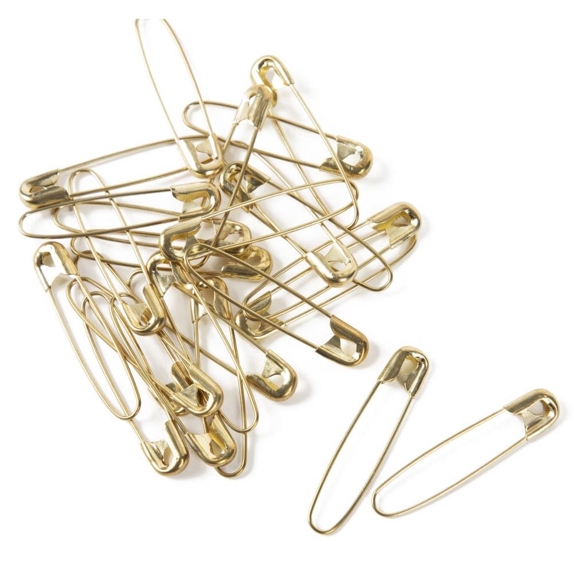 Cousin D.I.Y. 1.5 Coiless Safety Pins Gold Tone Pack of - Etsy