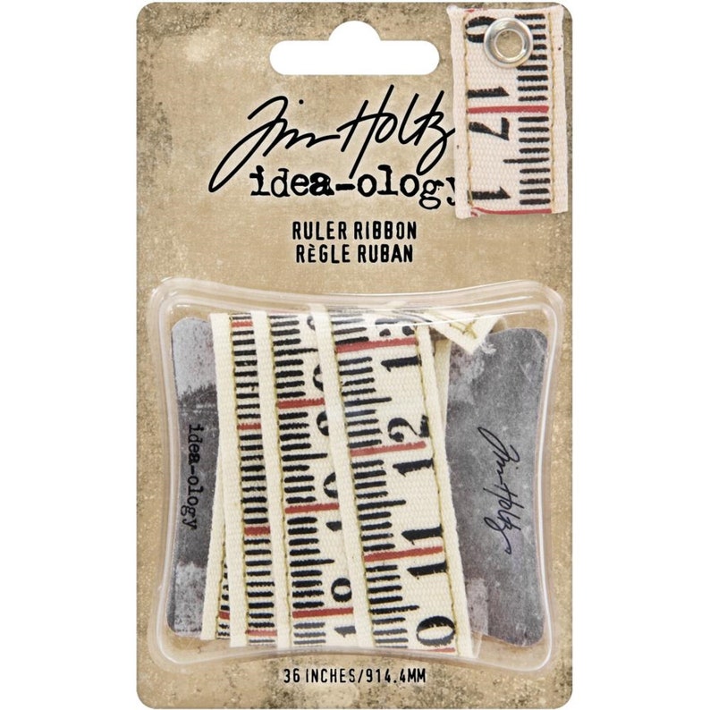 Tim Holtz / Ideaology Ruler Ribbon/ Decorative Tape 36 - Etsy