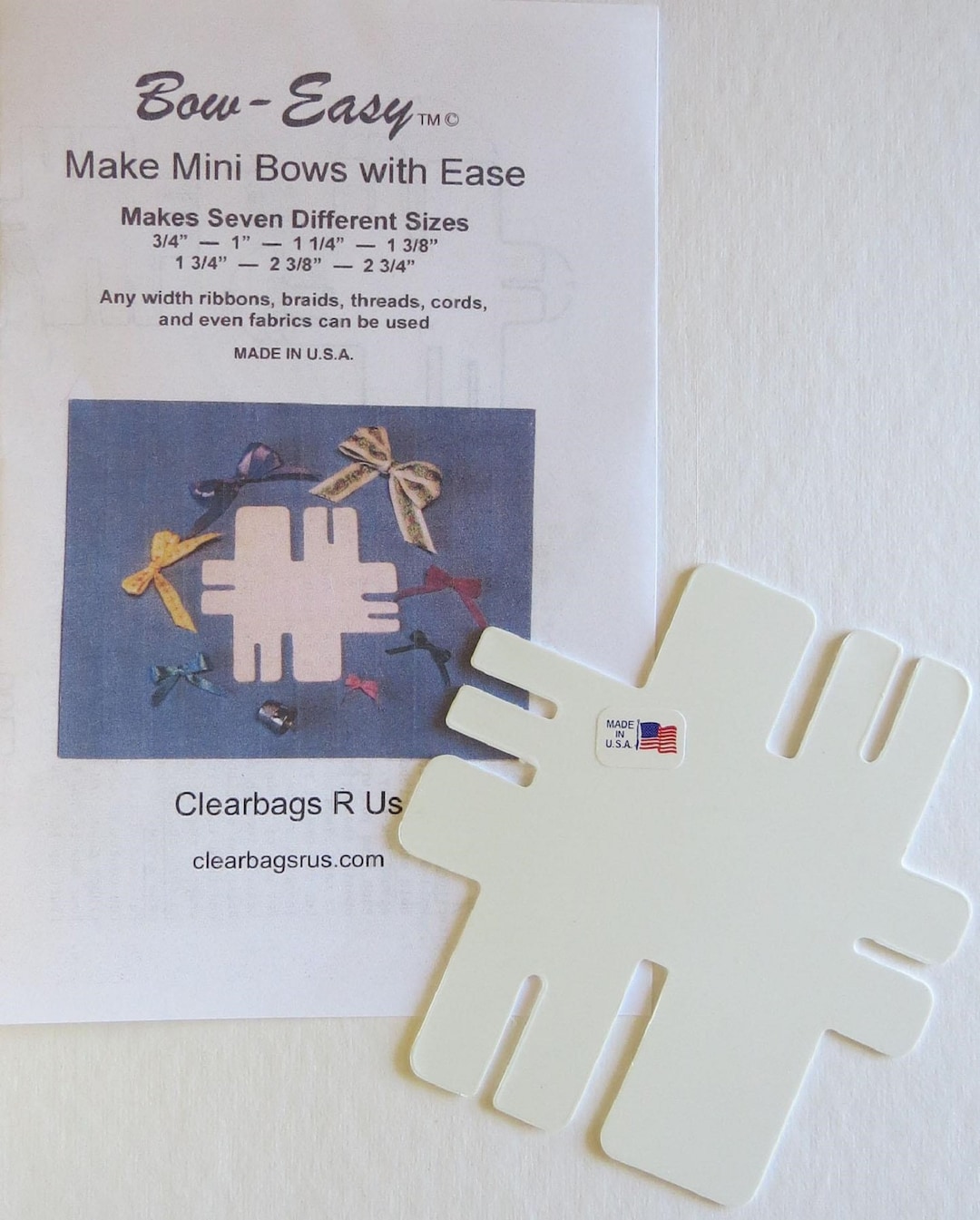 Genuine Bow Easy(tm) Mini Bow Maker Makes 7 Different Sizes of Bows - Etsy