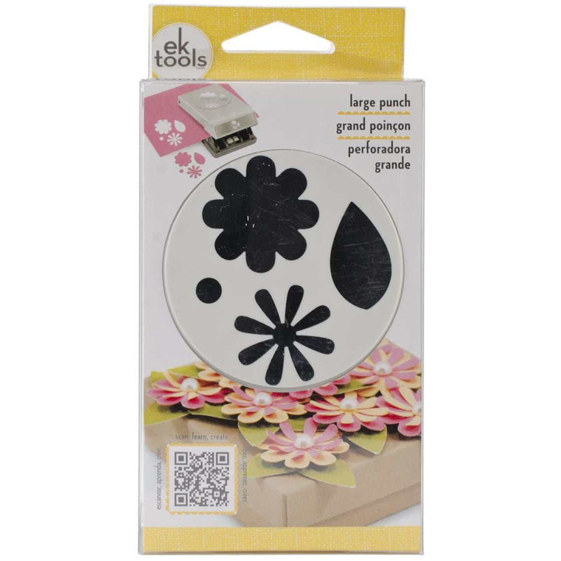54-30163 EK Success-ek Tools Large Slim Punch Flowers and Leaves - Etsy