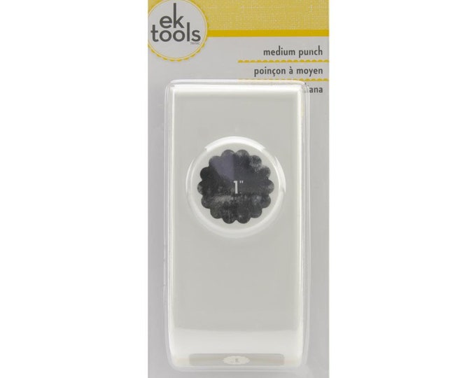 1" EK Success / EK Tools Medium Slim Punch Scallop Circle 54-20067 - Etsy